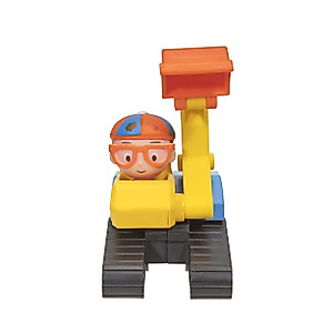 Blippi Mini Vehicle 2-Pack Bundle - Features Ice Cream Truck and Race Car, Each with a Toy Figure Seated Inside - Educational Vehicles for Toddlers and Young Kids