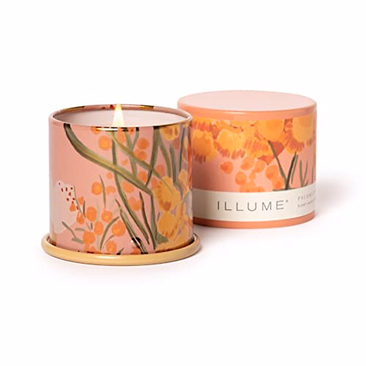 Illume Beautifully Done Essentials Paloma Petal Demi Vanity Tin Scented Candle
