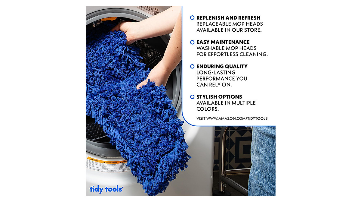 Tidy Tools 60 in. Dust Mop - Efficient Floor Cleaning
