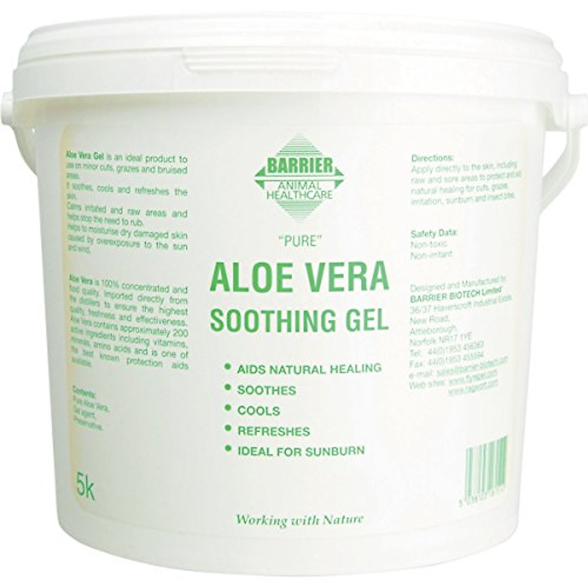 Barrier Unisex's Arrier Aloe Vera Soothing Gel, Clear, 250ml