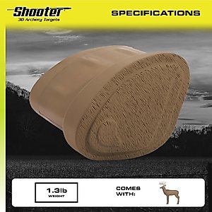Shooter Field Logic Buck 3D Replaceable Insert Core, Tan (G71640)