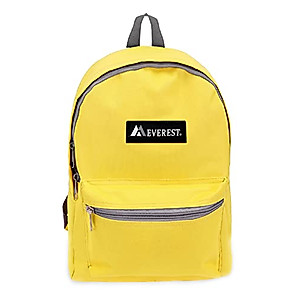 Everest Basic Backpack, Lemon, One Size