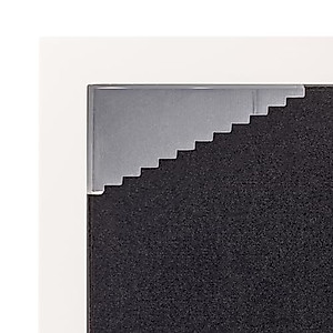 Gallery Solutions - 20"x24" White Frame - Double White Mat - Wall/Tabletop Display - Perfect Fit for 16"x20" Photos - Versatile Mounting Options - Rectangular Tabletop - Poster Frame