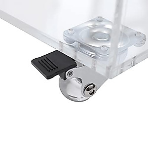 awolsrgiop 3-Tier Kitchen Storage Cart Rolling Utility Rack w/Handle Utility Mobile Shelf Mobile Slide Out Organizer Multi-Purpose Storage Rolling Cart Utility Trolley Cart on Wheels Space Saving