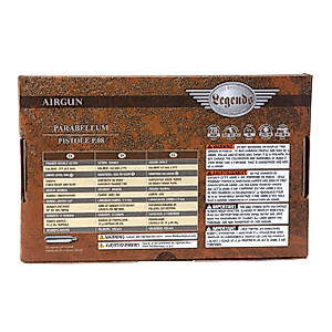 Umarex Legends P.08 All Metal .177 Caliber BB Gun Air Pistol, Standard Action, Legends P.08 Air Gun