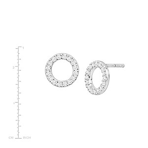 Silpada 'Brillante' Cubic Zirconia Stud Earrings in Sterling Silver