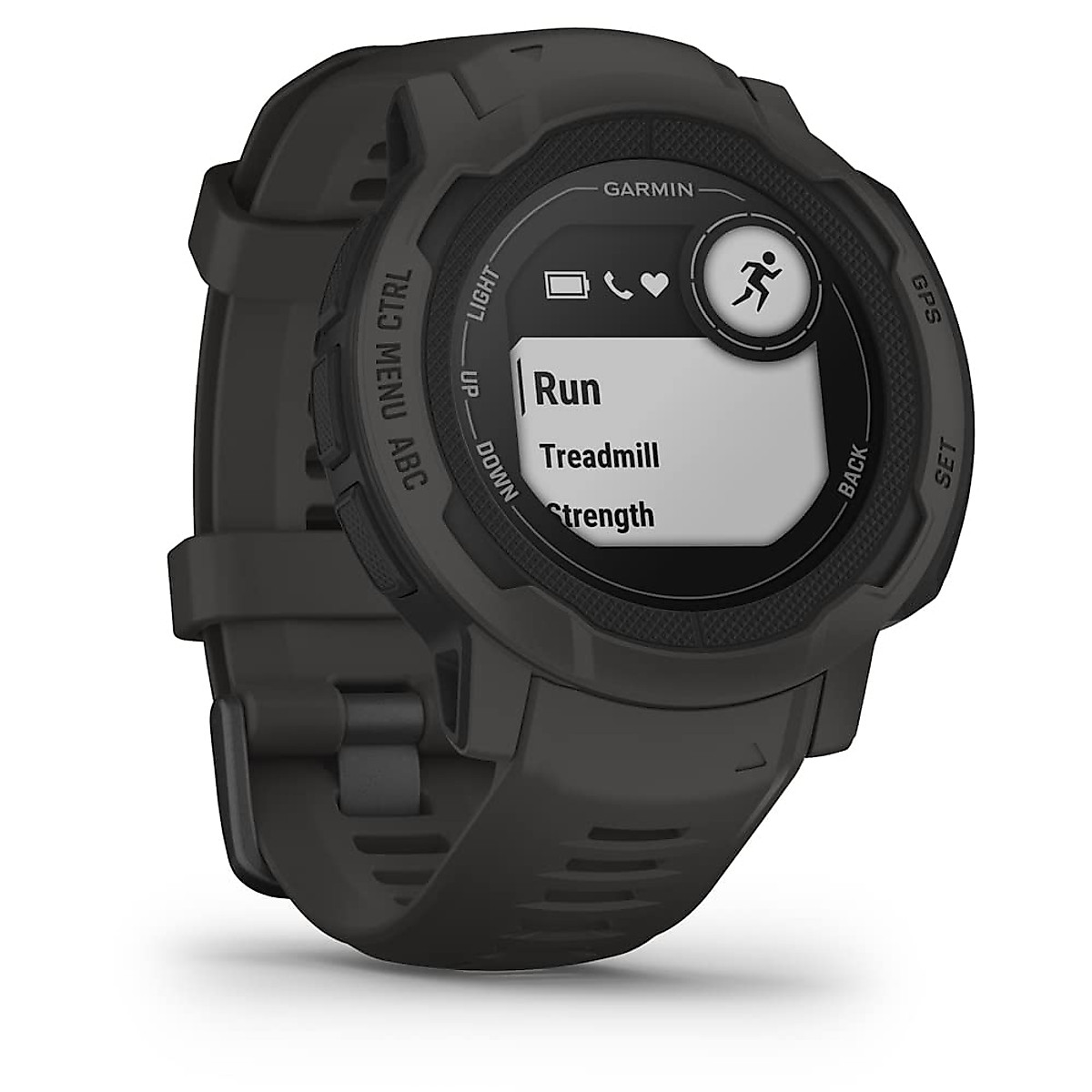 Garmin 010-02563-10 Instinct 2S Rugged Outdoor Smartwatch Graphite Bundle with Premium 2YR CPS Enhanced Protection Pack