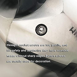 100 Pcs M3-0.50 x 8mm Button Head Socket Cap Screws, Passivated 18-8 Stainless Steel, Allen Hex Drive, ISO 7380, by Fullerkreg,Come in an Easy-use Storage Case