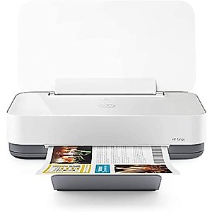 HP Tango Smart Wireless Printer – Mobile Remote Print, Scan, Copy, HP Instant Ink, Works with Alexa(2RY54A),White