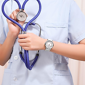 Blekon Original Nurse Watch for Medical Professionals and Scholars – Various Scrub Colors, Easy Read Dial, Military Time with Second Hand, Silicone Band, 3 ATM Water Resistant