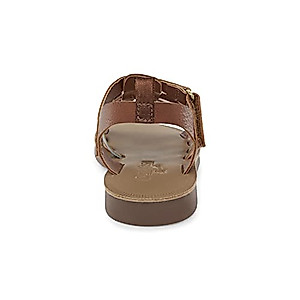OshKosh B'Gosh Girls Amalie Sandal, Tan Multi, 9 Toddler