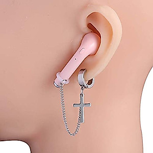 2 Pair Anti-Lost Earring Strap Wireless Earphone Holder Ear Hooks Compatible with Airpods 1 2 3 Pro
