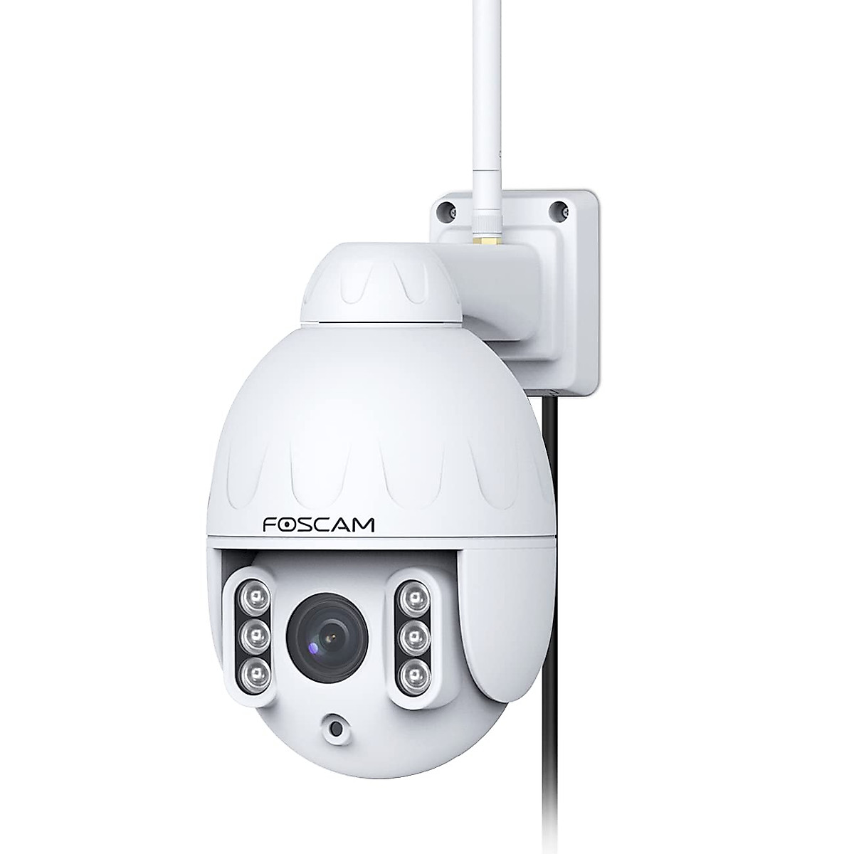 FOSCAM HT2 1080p Outdoor 2.4g/5gHz WiFi PTZ IP Camera and FAB28S Stainless Steel Waterproof Junction Box Bundle, Totally Weatherproof