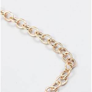 JKJF Moon Belt Chain Metal Waist Chain Jeans Chains Fashion Body Jewelry for Women Ladies Girls – Style 4 Golden