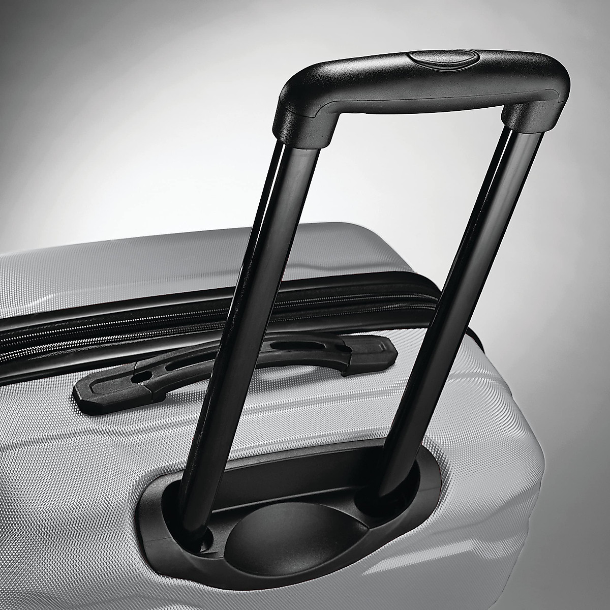 Samsonite Omni PC Hardside Expandable Luggage with Spinner Wheels, Silver, 3-Piece Set (20/24/28)