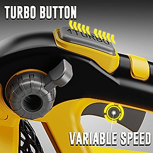 SOMOREI Cordless Leaf Blower - 500 CFM Brushless Electric Blower with 2 Packs 4.0Ah Battery & Charger - Battery Powered - 20V Handheld Lightweight Blower for Lawn | Yard | Garden