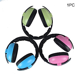 Noise Cancelling Headphones for Kids, Kids Noise Reduction Earmuffs Sound Blocking Kids Hearing Protection Earmuffs for Toddlers & Children Age 0-5 Years (Blue)