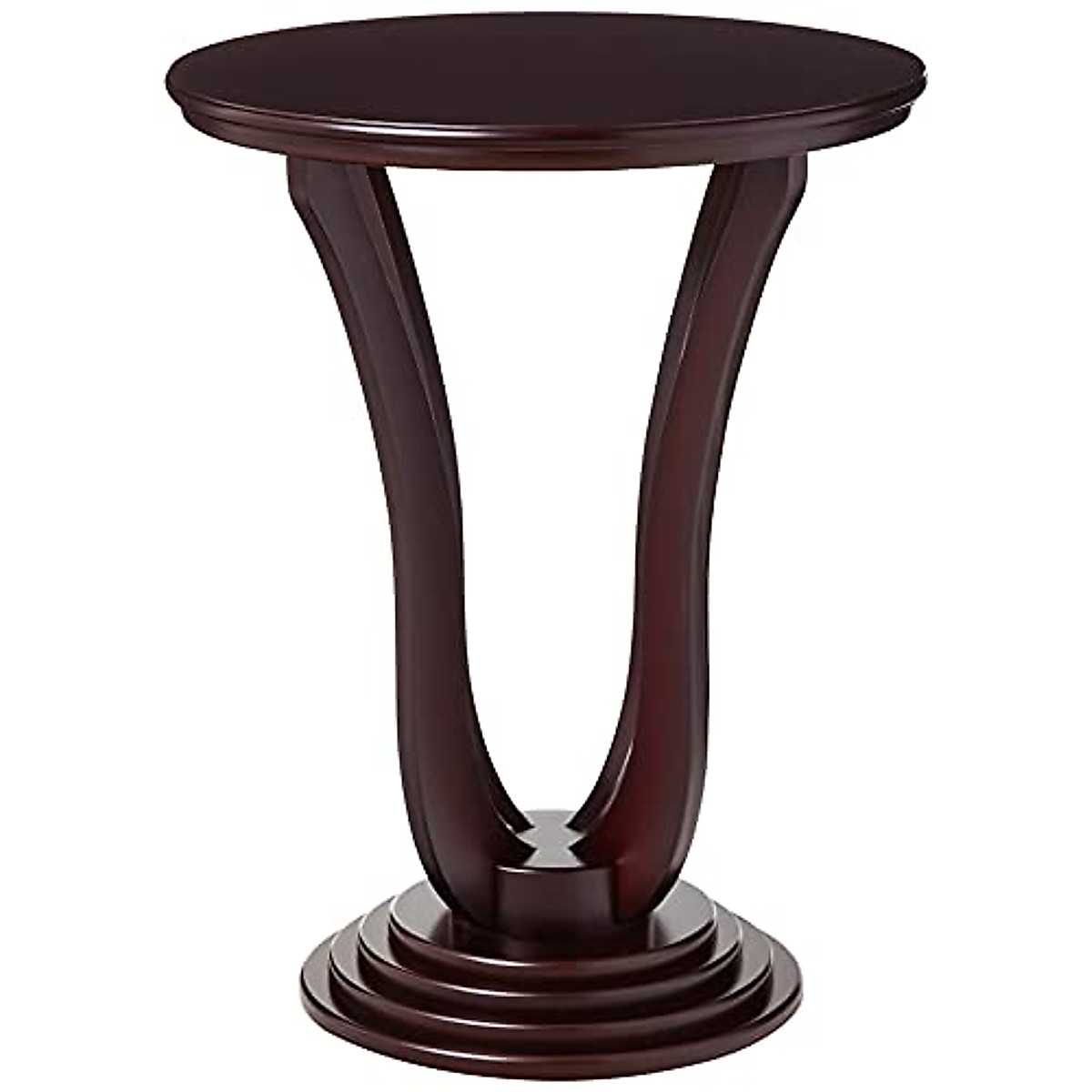 Frenchi Furniture Table, L 19.70 inch x W 19.70 inch x H 25.80 inch, Espresso