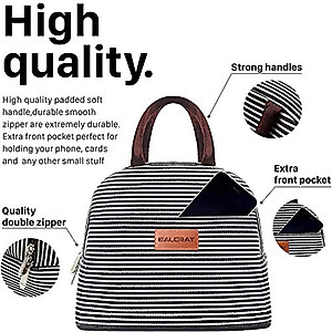 BALORAY Lunch/Tote Bag for Women Lunch Box Insulated Lunch Container