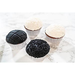 Bakerpan Premium Rolled Black Fondant for Cake Decorating, Vanilla Flavor - 4.4 Ounces