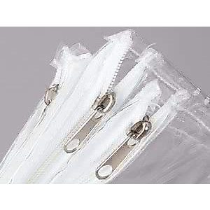 Laundry bags online High quality Long-lasting use Durable Clear Vinyl COVER, Bakery Food Pan Sheet Rack Transparent COVER with 3 Zippers. Made in USA. (23" W x 28" L x 33" H)