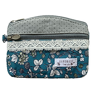 YHmyok Coin Purse for Women Cute Small Wallets Change Purse Coin Pouch (grey)