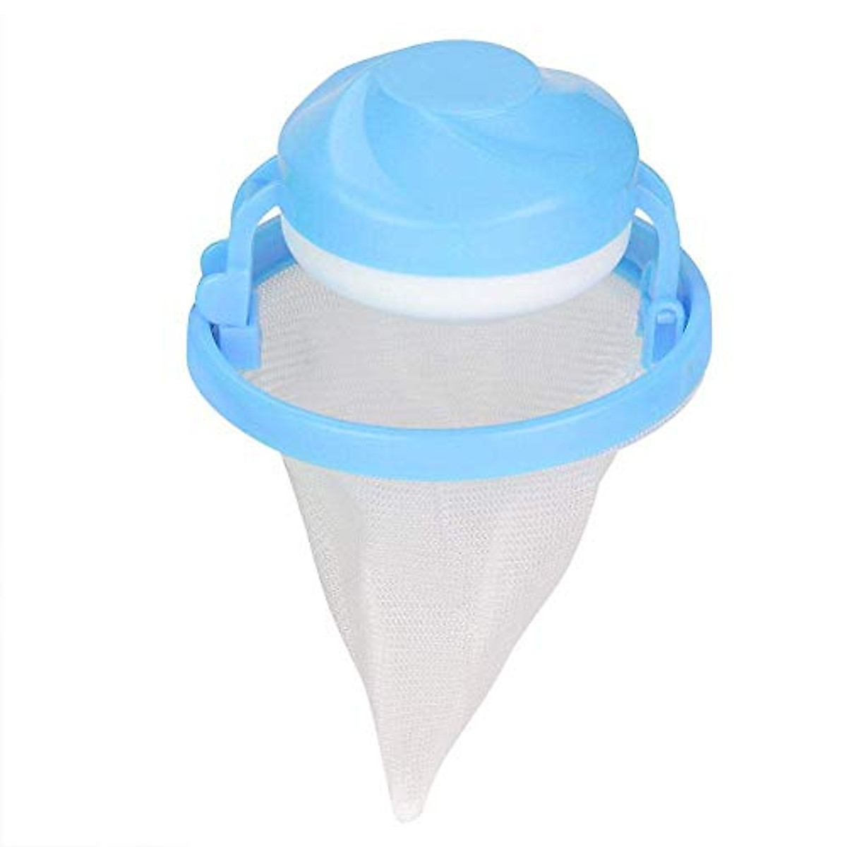 Floating Lint Mesh Bag Pet Hair Collector Laundry Filter Bag for Washing Machine Washer Lint Catcher,Hair Filter Net Pouch(Blue)