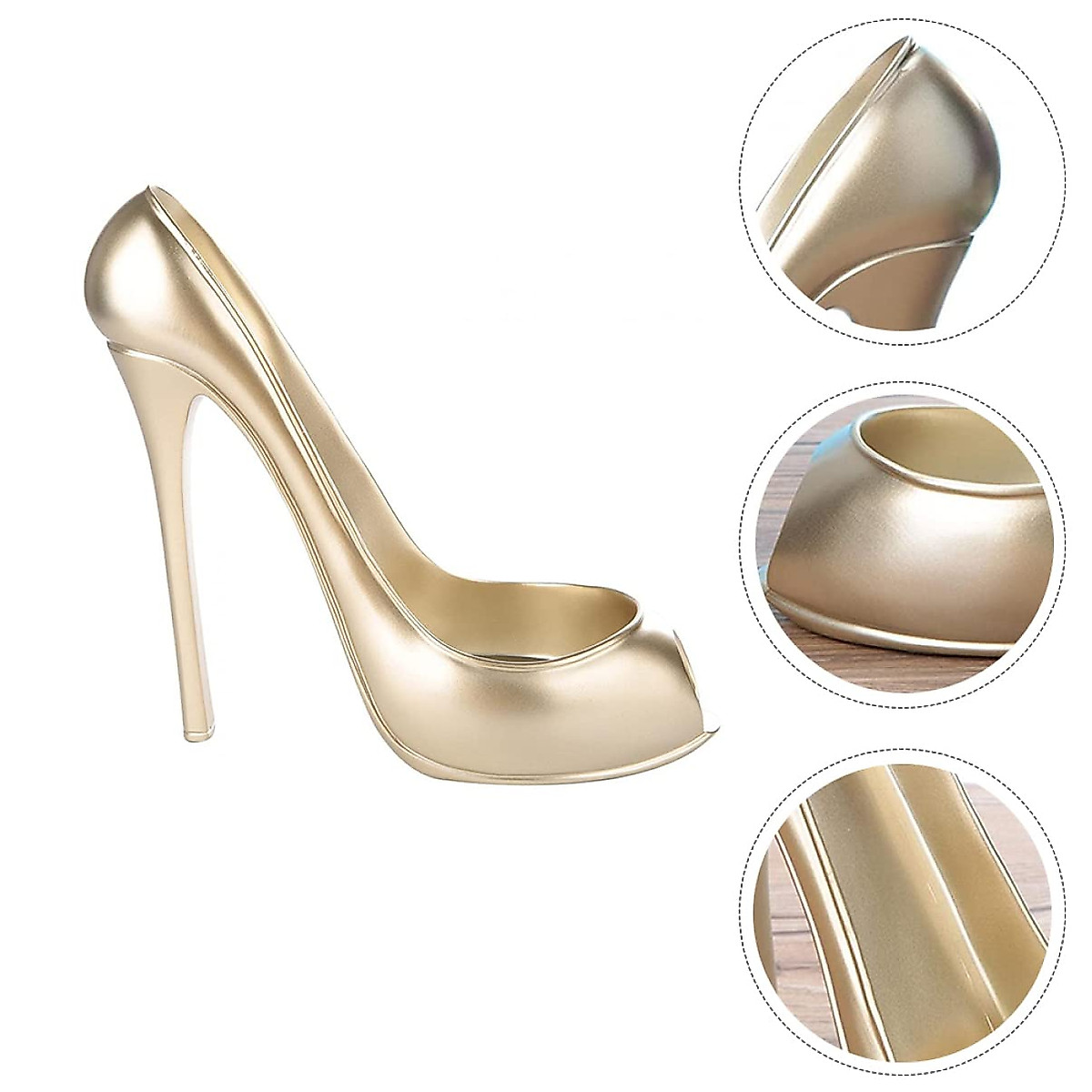 Cabilock 1pc Wine Rack Single Wine Bottle Rack Wine Display Wine Bottle Storage Shelf Decorative Bottle Single Wine Heel Holder Wine Holder Stand High Heels Individual Table Resin