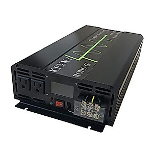 KRXNY 2000W High Efficiency Pure Sine Wave Power Inverter Converter 48V DC to 120V AC 60HZ for Off Grid Solar System