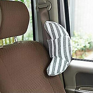 Kids Car Travel Pillow Car Seat Belt Pillow Cute Plush Headrest Cushion Neck Pillow Safety Strap Cover Universal Fit