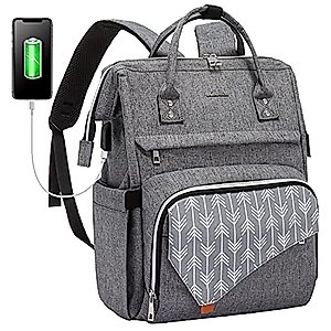 LOVEVOOK Laptop Backpack for Women,17 Inch Work Travel Bag Computer Bags Teacher Doctor Nurse Bags College Backpack Purse (Upgraded)