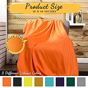 40 Packs Fleece Blanket Bulk 60 x 50 Inch Soft Lightweight Fleece Blanket Warm Cozy Throw Blanket Plush Fleece Pet Blanket for Bed Couch Sofa Home Office Wedding Gifts Travel Camping Multicolor