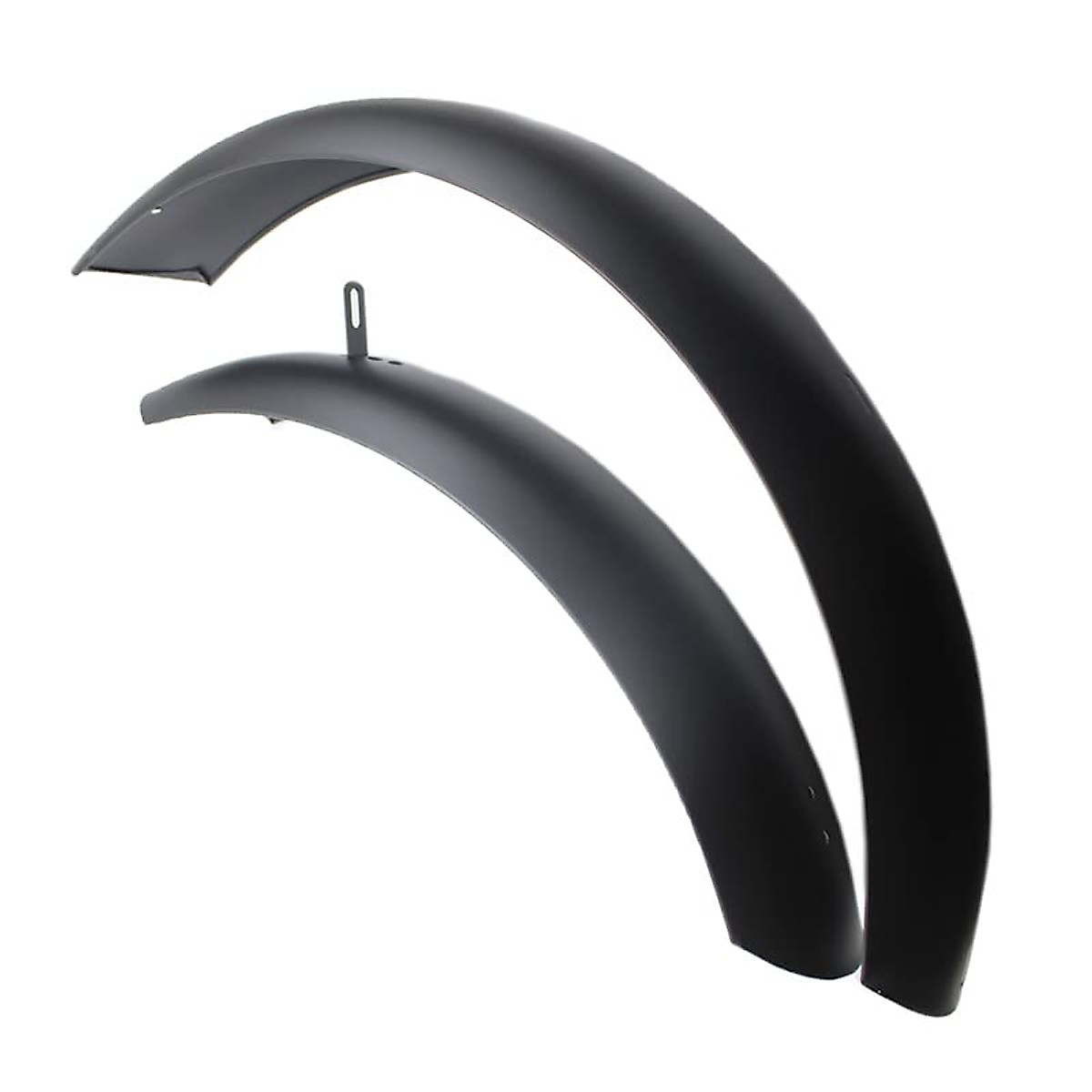 ZEWEZ Bike Fender, Bicycle Fender 20inch Bicycle Mudguard E-Bike Electric 20x4.0 tire Folding Bike Fender Iron Sturdy Durable Mud Guard Suit (Color : 1 Suit with Caliper)