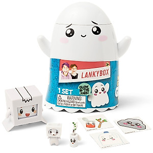 LankyBox Ghosty Glow Mystery Box Ghosty Mystery Box with 7 Exciting Toys to Discover Inside, Officially Licensed Merch