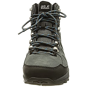 Jack Wolfskin Men's 4049841 Backpacking Boot, Grey/Black, 9