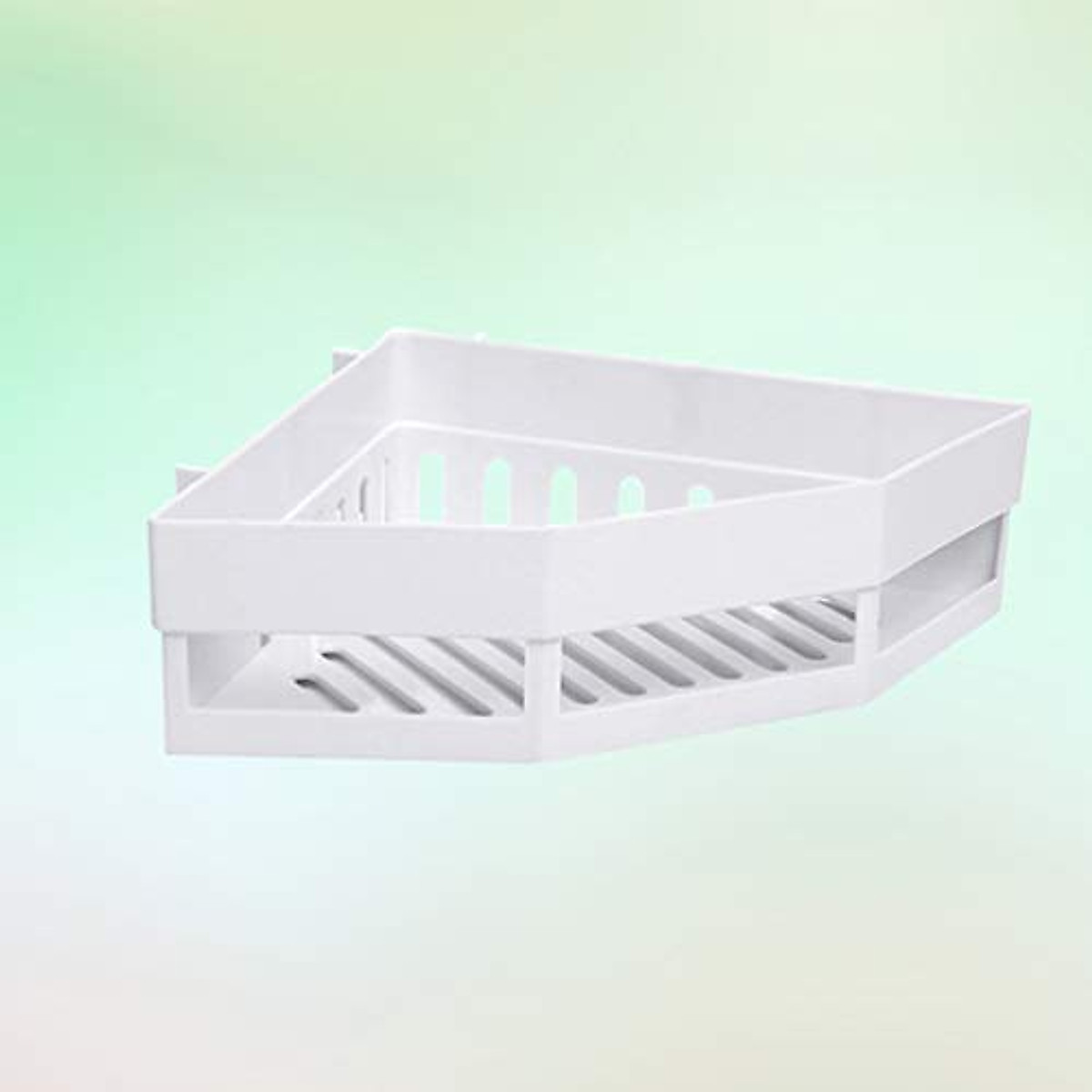 TOPBATHY Frame Stand Bathroom Corner Shelf Wall Mounted Shower Caddy Storage Holder Free Of Punch Corner Triangle Rack Organizer For Toilet Bathroom Kitchen Organizer Rack