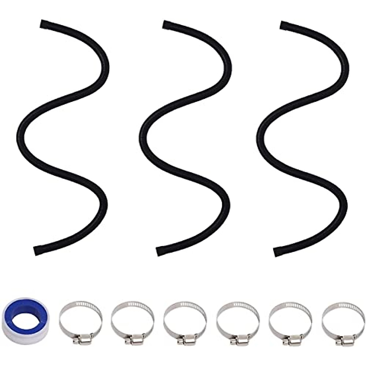 1.25'' Pool Pump Replacement Hose Compatible with Filter Models 800 GPH, 530 GPH, 300 GPH Pool Pump for Above Ground Pools 59'' with 41'' Long Pool Pump Replacement Hose