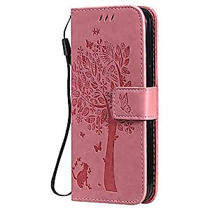 Fansipro Phone Cover Wallet Folio Case for Sony Xperia 1 III, Premium PU Leather Slim Fit Cover for Xperia 1 III, 2 Card Slots, Exactly fit, Pink