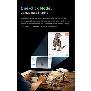 Creality 3D Scanner, Portable 3D Scanner, 3D Modeling 0.05mm Precision 10FPS Scanning Speed for 3D Printing Support Windows MAC OS System (CR-Scan Lizard Premium)