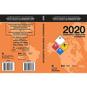 2020 Emergency Response Guidebook (ERG) - English - 5.5" x 7.5" (Standard Size), Softbound - J. J. Keller & Associates - Helps Satisfy 49 CFR 172.602 DOT Requirement