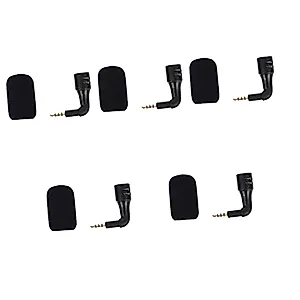 Mikinona 5pcs filming recording microphone wireless microphone wireless mics phone microphone microphones for kids singing accessory tablet microphone karaoke tool Singing Microphone type