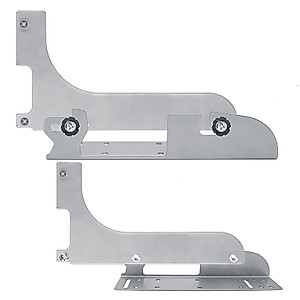 CLERYYE 5WB-DMKIT Door Mount Kit Compatible with Rev-A-Shelf 5WB1 5WB2 5CW2 Series Home Kitchen Cookware Organizers,Waste Containers,Cabinet Pull Out Wire Baskets - Easy to Install