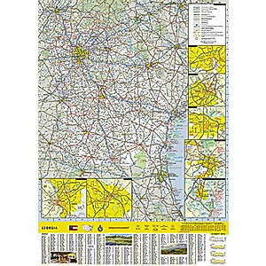 Georgia Map (National Geographic Guide Map)