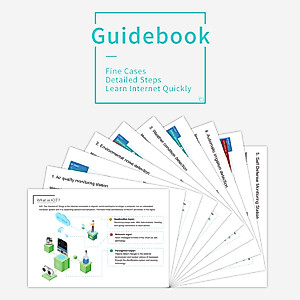 ELECFREAKS microbit Smart Science IoT Kit Octopus Series Sensor, microbit Sensor Starter Kit Data to The Cloud Internet with RTC Timing and WiFi Module, Environment Experiment Kit(Without Micro:bit)