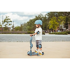Scoot & Ride 2-in-1 Ride-On & Stand Kids Scooter, Ages 1 to 5, Highwaykick 1, Steel