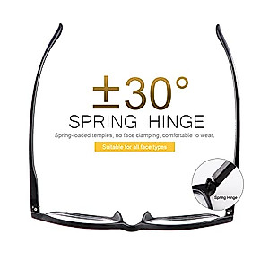 Photochromic Transition Nearsighted Distance Glasses For Men and Women Retro Myopia Glasses TR90 Lightweight Negative Power Shortsighted Eyeglasses Black Full Frame Eyewear Anit UV & Glare Sunglasses