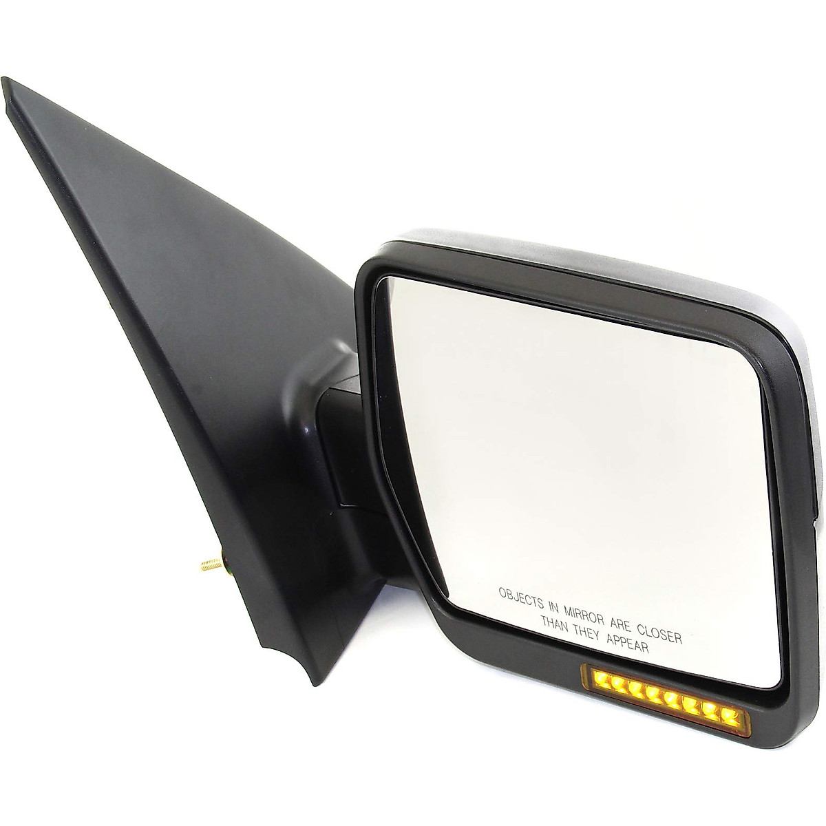 Kool Vue Left & Right Power Heated Door Mirrors Compatible With Ford F-150 2004-2006 With Signal Light Textured Pair Crew Cab & Extended Cab, New Body