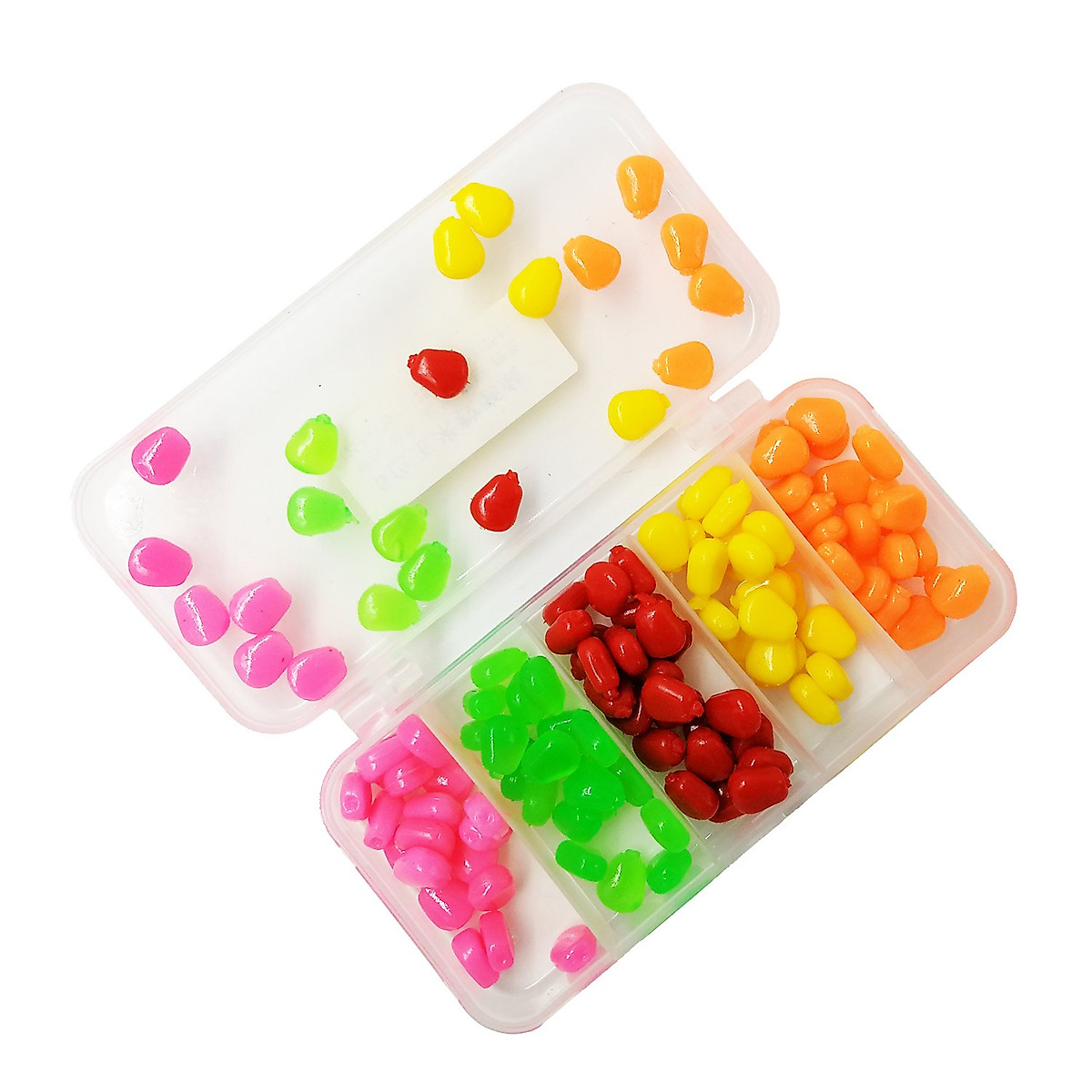 125Pcs Soft Fishing Lure Corn Fishing Corn Soft Baits Fish Beads Feeder Carp Fishing Accessories Tool