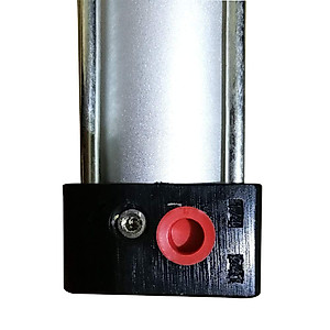 INTBUYING Air Cylinder Pneumatic Buffer Standard Cylinder Aluminum Alloy Magnetic Rod Dual Action Single Rod- SC 80 x 1000 PT Bore:3" Stroke:40"
