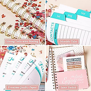 Planner 2023-2024 - 2023-2024 Planner, July 2023 - June 2024, Weekly & Monthly Planner 2023-2024 with Monthly Tabs, 6.4" x 8.5", Inner Pocket, Thick Paper, Colorful Flower